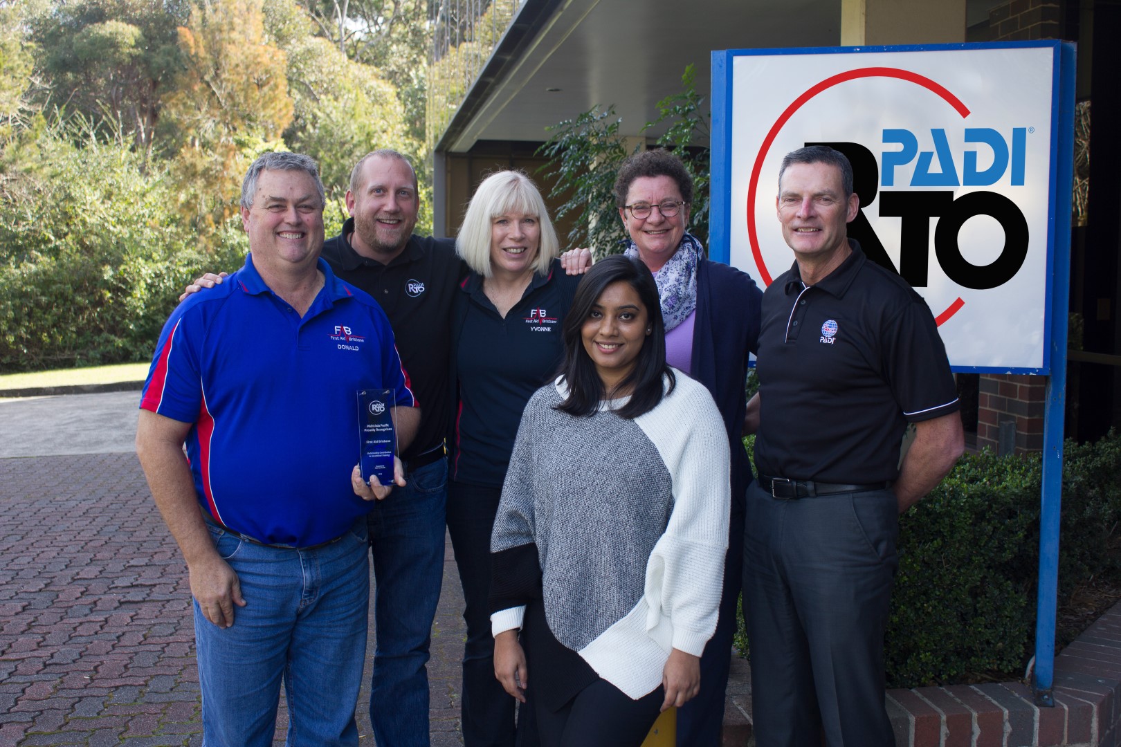 Outstanding Contribution Award - PADI RTO | Registered Training ...